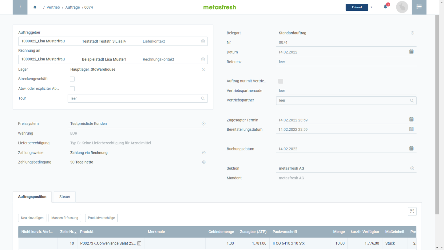 Metasfresh ERP | Anbieterprofil metas GmbH | ERP LOGISTICS