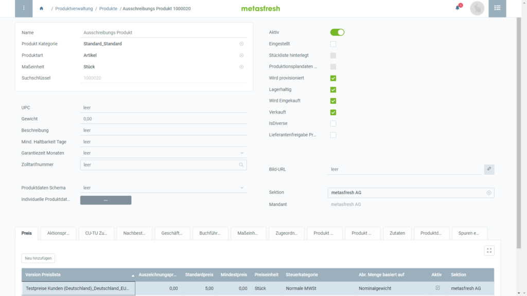 Metasfresh ERP | Anbieterprofil metas GmbH | ERP LOGISTICS